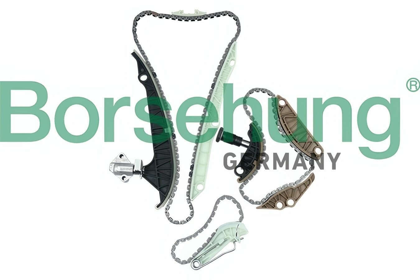 Комплект цепи ГРМ для Шкода Октавия 2, Фольксваген Пассат B6, B7, Тигуан, Ван B18468 BORSEHUNG