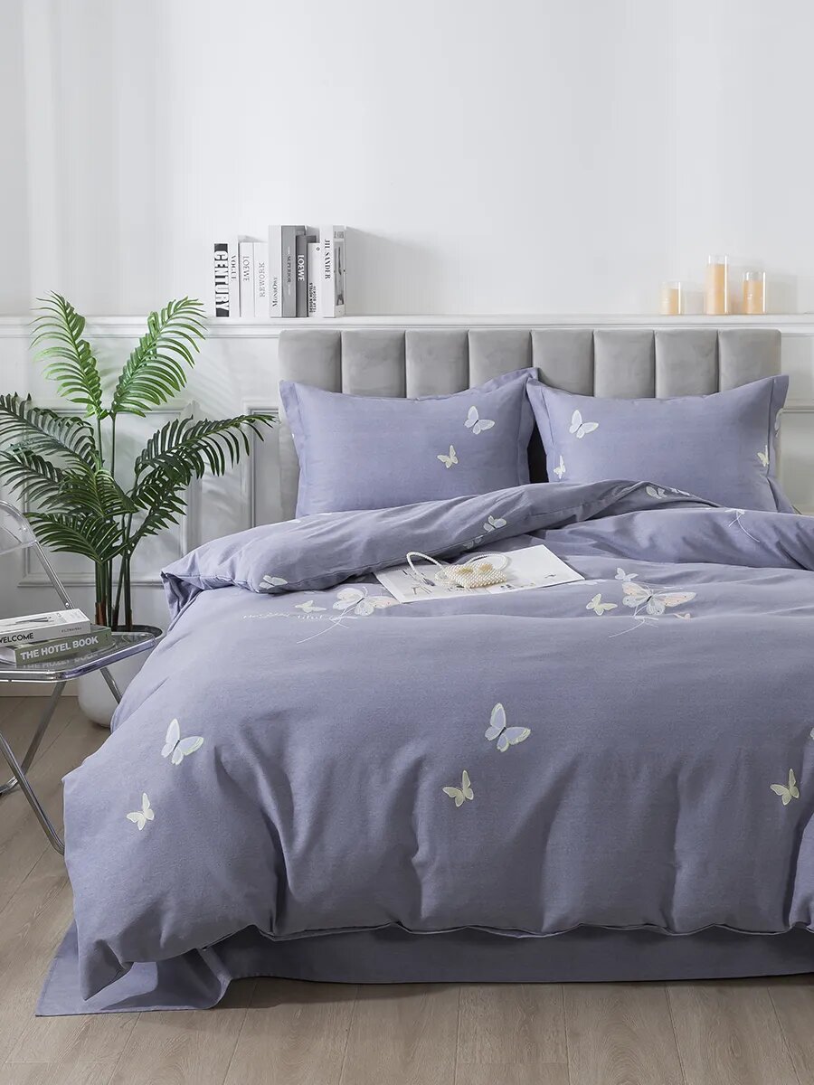 Постельное бельё Flannel евро фланель хлопок