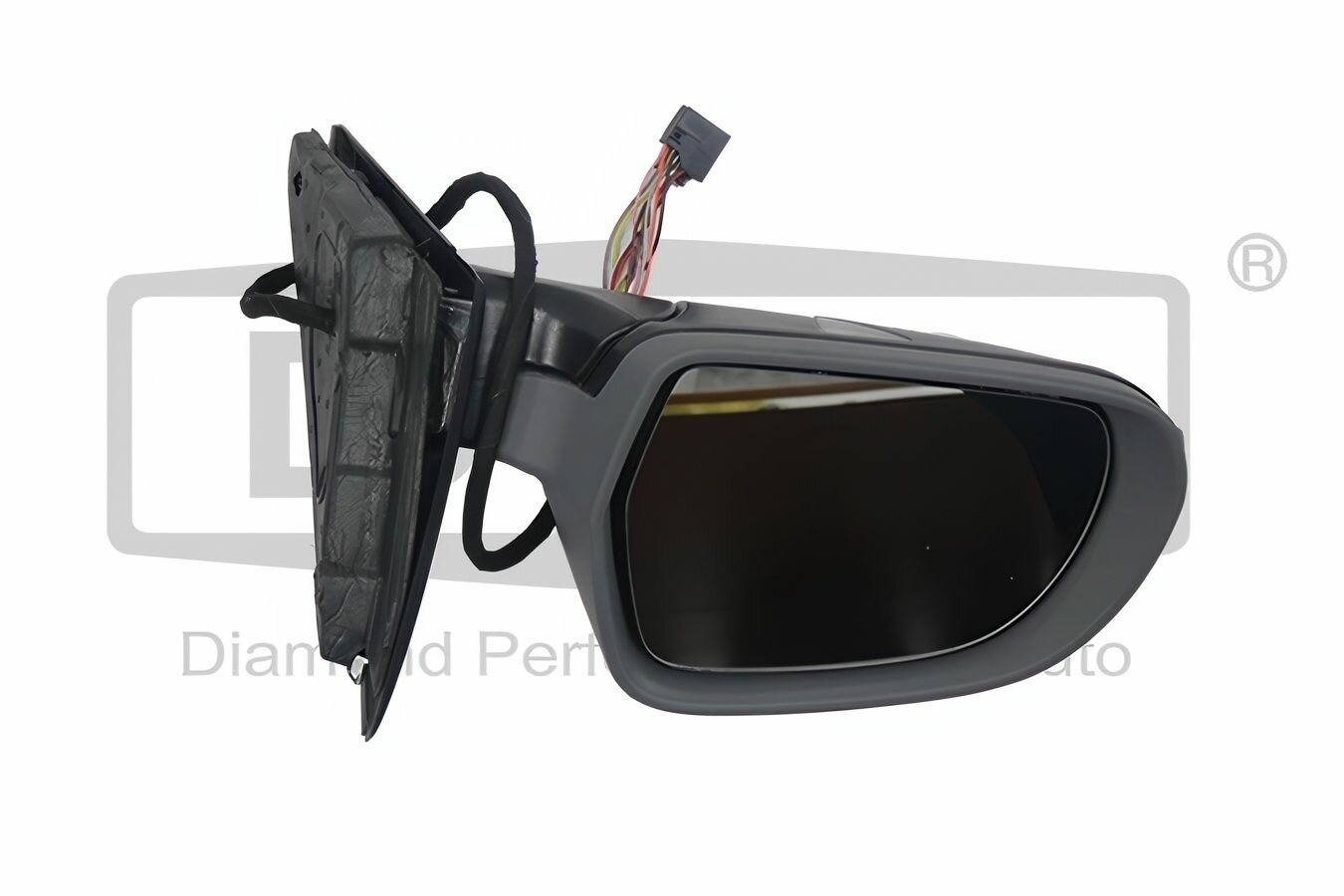 Зеркало левое 13 контактов для Шкода Суперб 2 88570847802 DPA