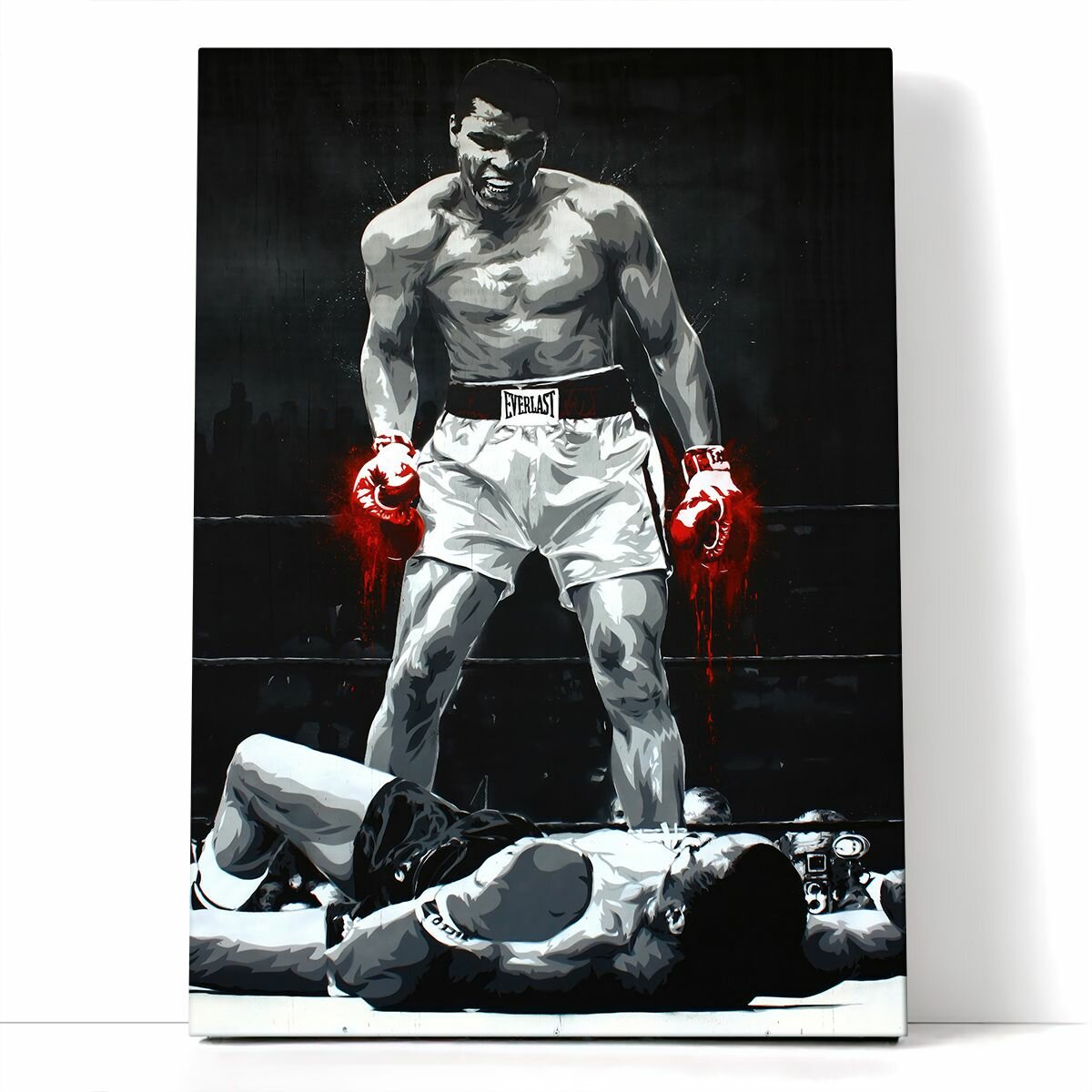 Интерьерная картина на холсте/Мухаммед Али арт (1)