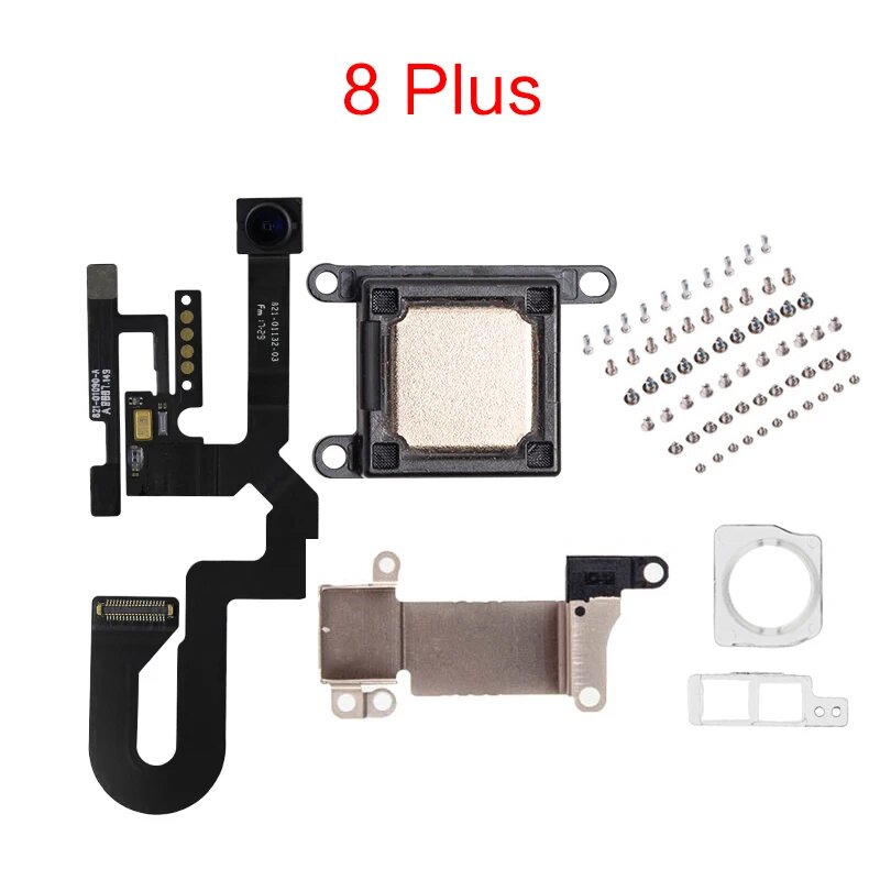 Камера iPhone 8 Plus, гибкий кабель, кронштейн, винты, 8P With Brightness