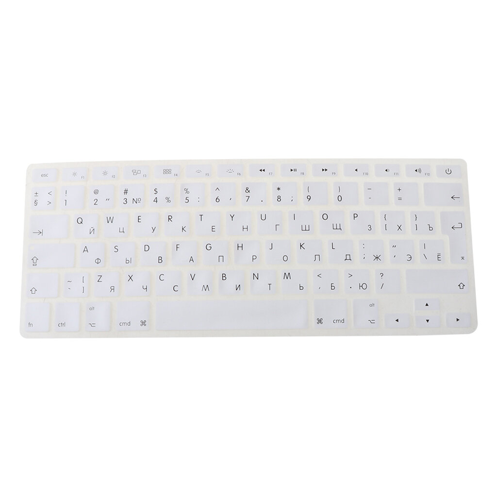Версия ЕС русская клавиатура Силиконовая кожа крышка для MacBooks Air 13 15 Евро