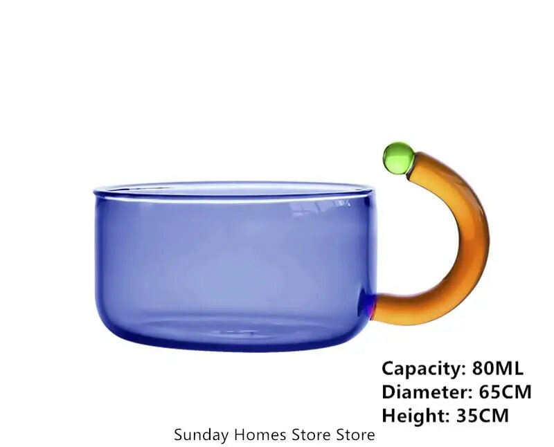 Креативный термостойкий стеклянный фильтр для разделения чайной воды контрастного цвета с мелкими пузырьками