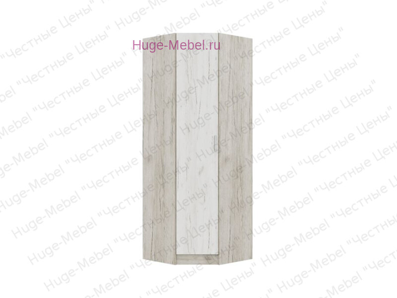 Шкаф угловой "Гармония ШУ 601" крафт Huge Mebel . Ширина 780 Высота 2200. Угловые шкафы