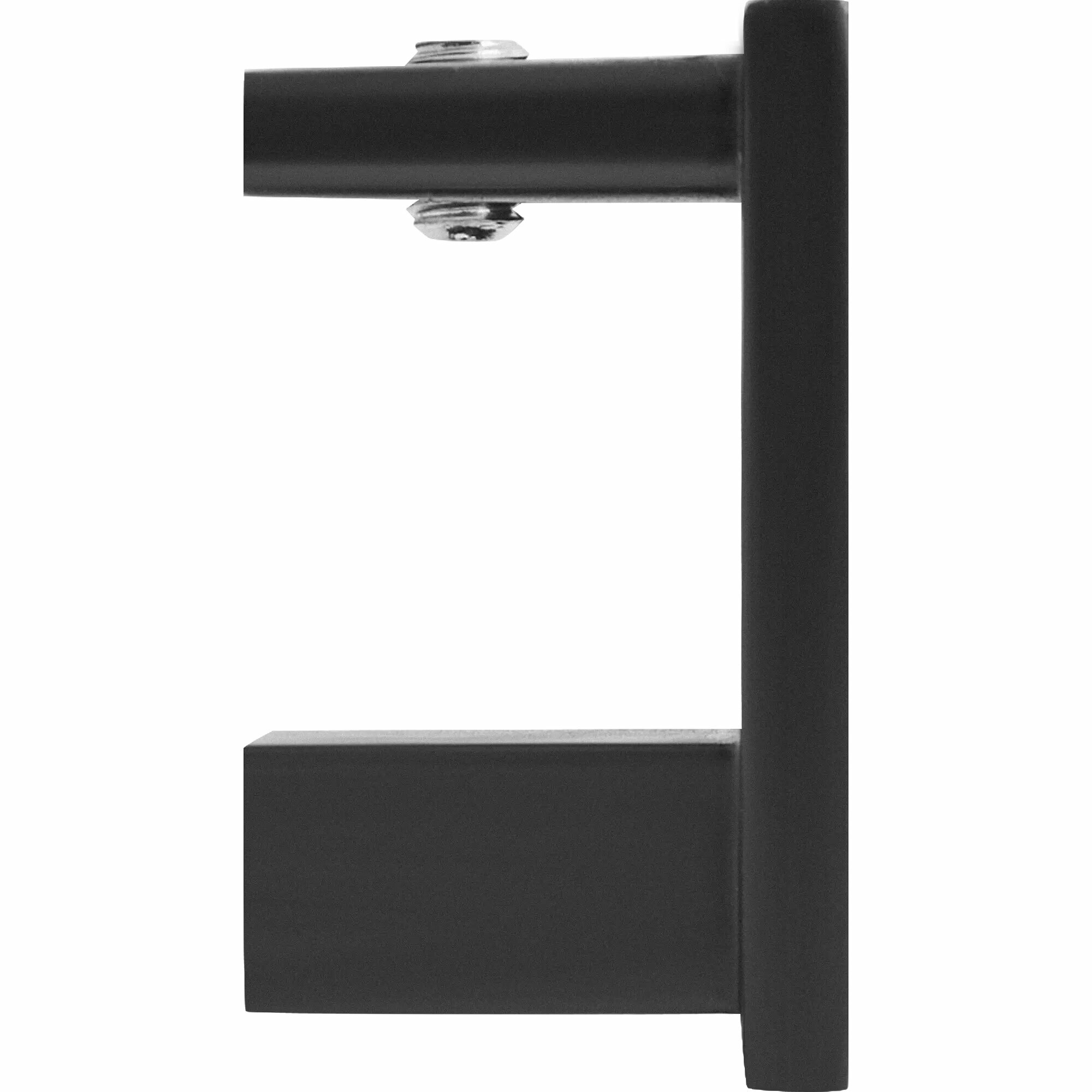 Inspire Наконечник-заглушка Квадро металл черный 4 см комплект 2 шт для профилей