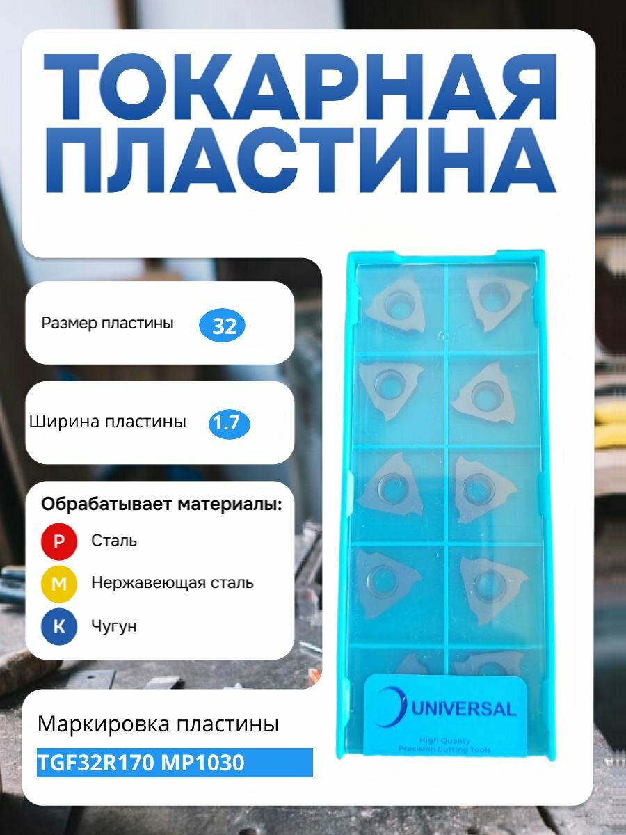 TGF32R170 MP1030 пластина отрезная, канавочная