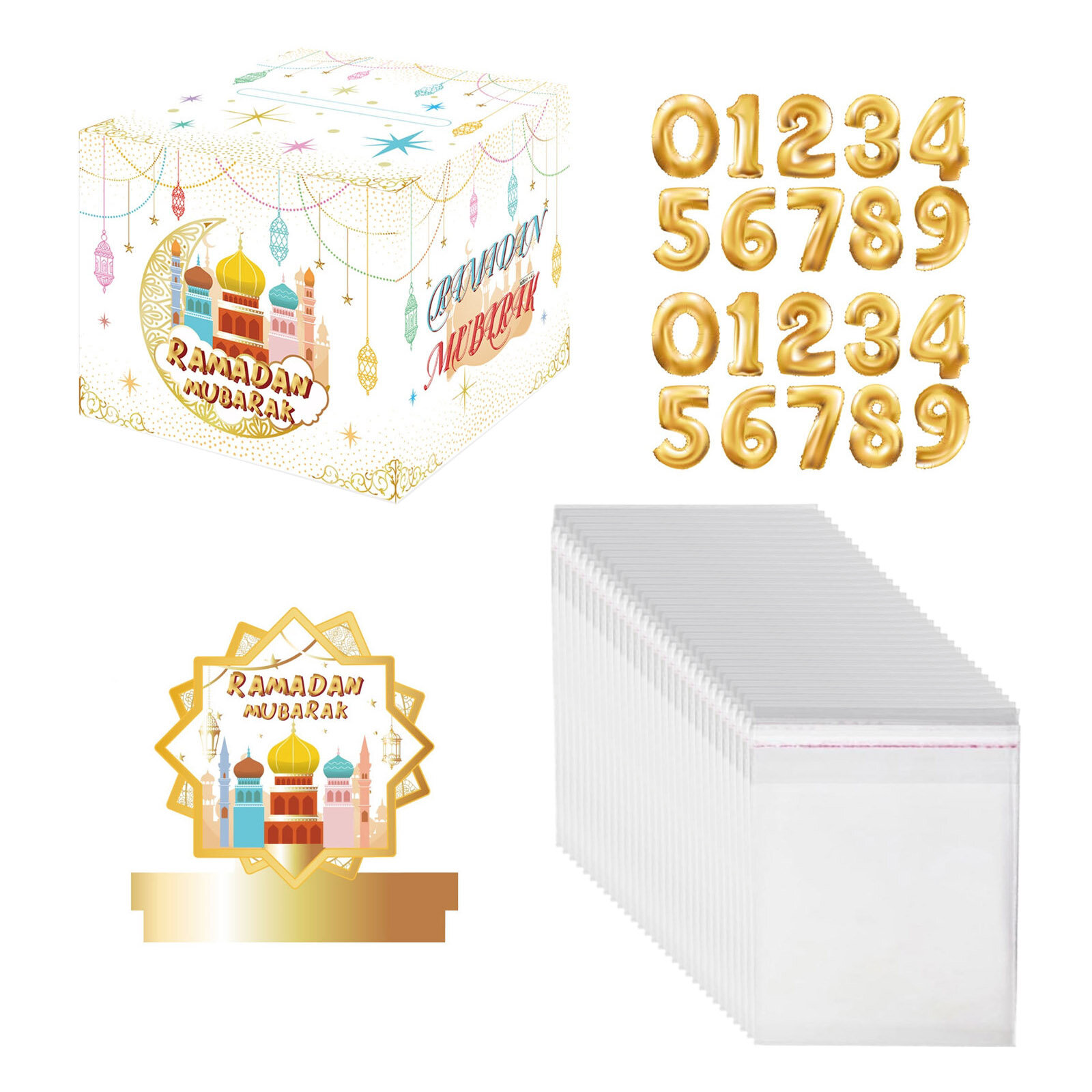 Праздничный мешочек с деньгами к Иду из безопасной бумаги