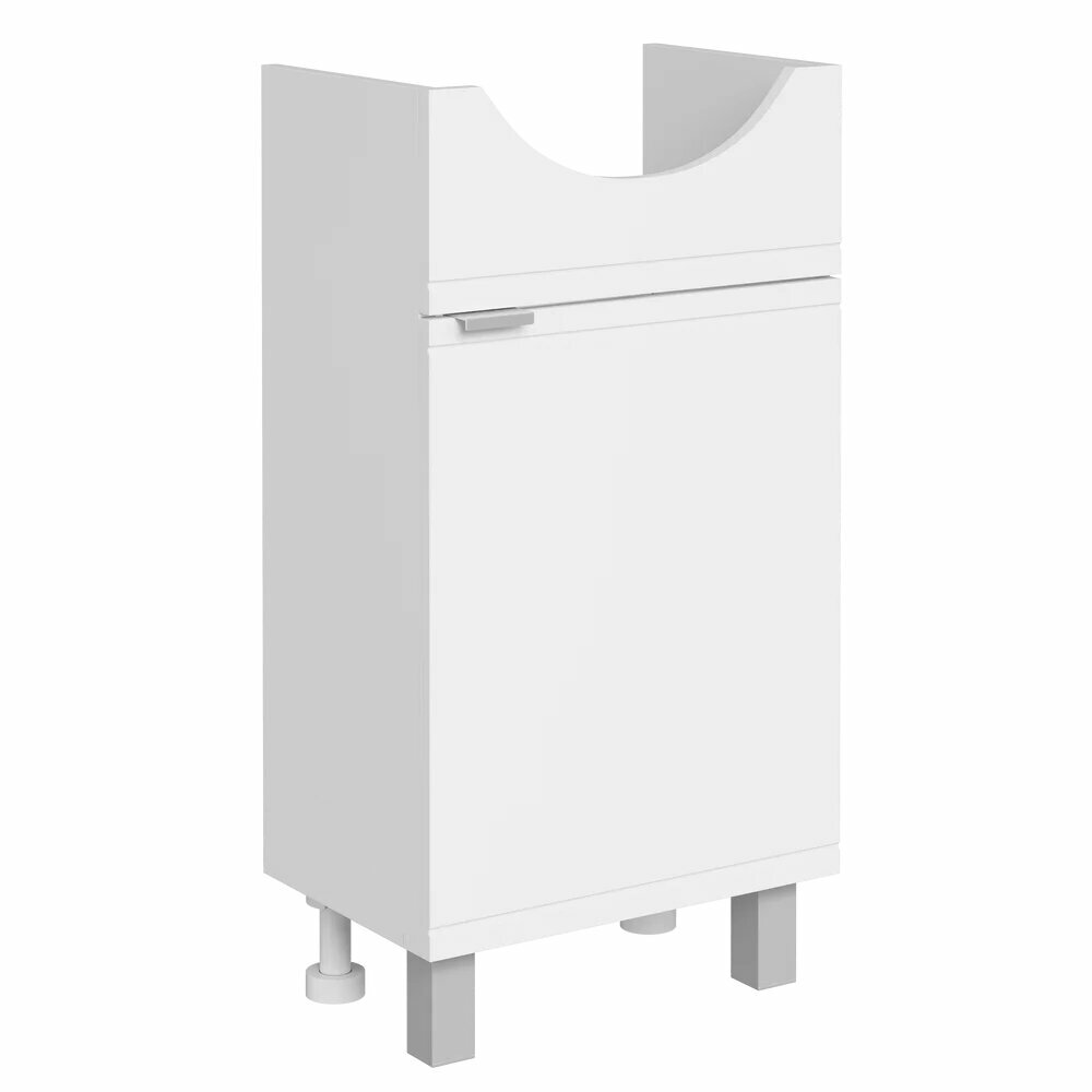 Тумба под раковину без столешницы DIWO Дмитров 47 напольная, 1 дверца, белая