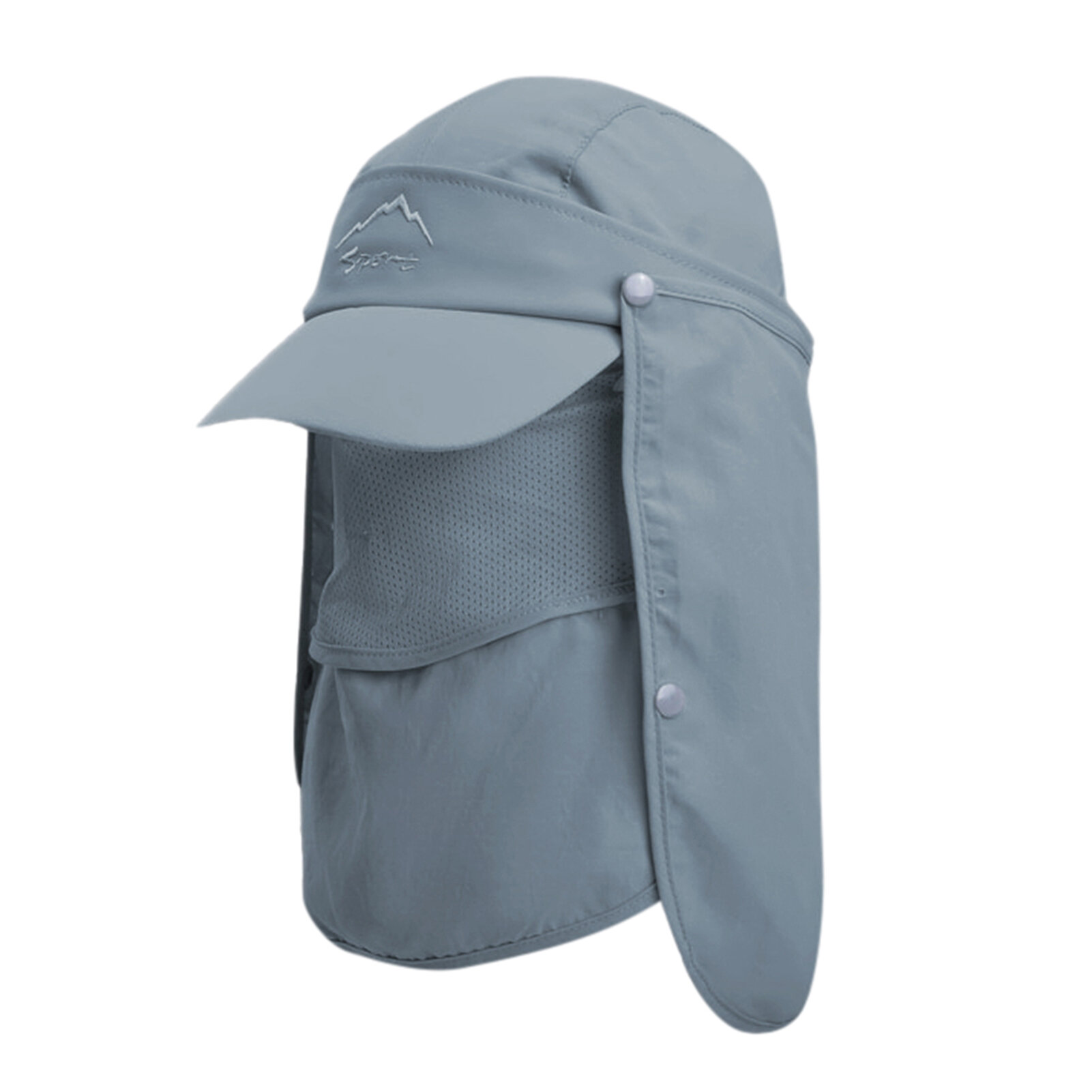 Многофункциональная кепка-козырек унисекс со съемным солнцезащитным козырьком на 360 , дышащая водоотталкивающая кепка для рыбалки и скалолазания
