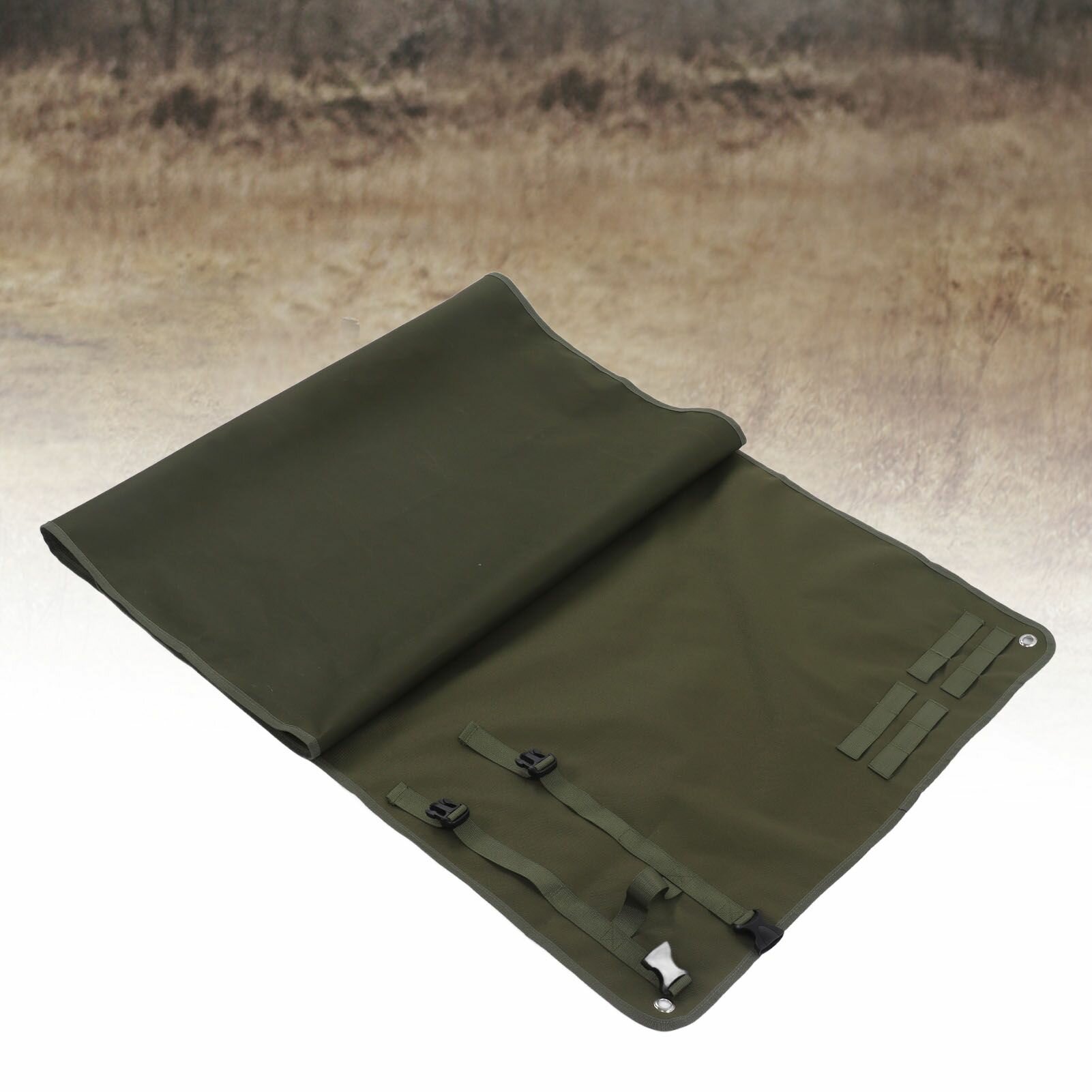 Коврик для стрельбы из ткани Оксфорд, водостойкий складной, утолщенный для тренировок на открытом воздухе, военный зеленый
