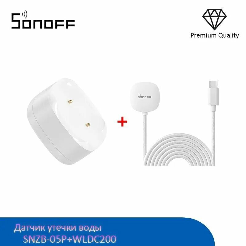 KNOW EASY-SONOFF Zigbee SNZB-05P датчик утечки воды, дистанционное управление сценой, умный дом