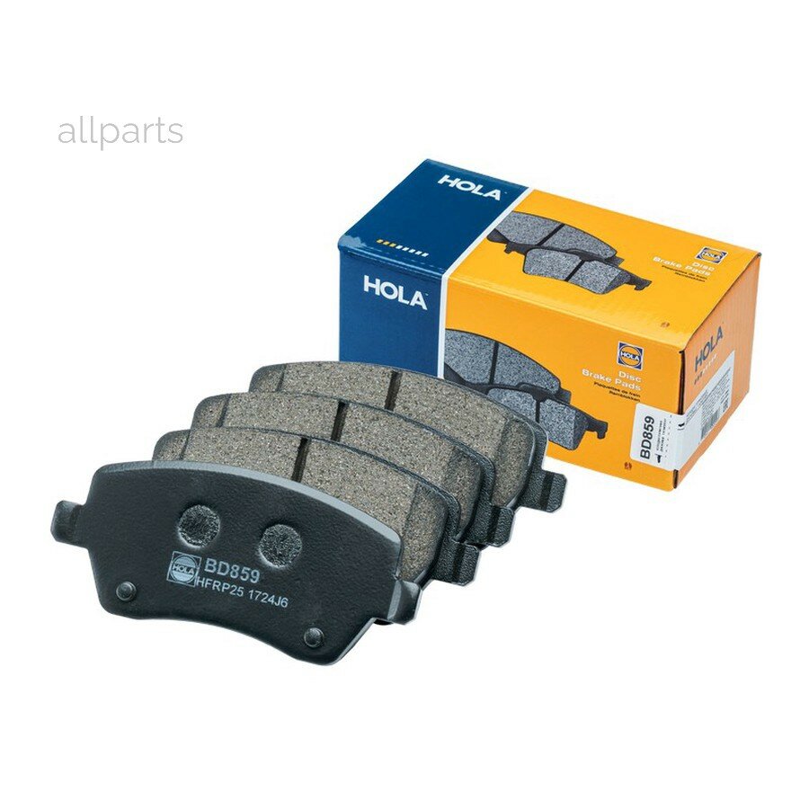 HOLA BD859 Колодки передние LADA Vesta, Largus, RENAULT Duster, Kaptur, Kangoo HOLA BD859