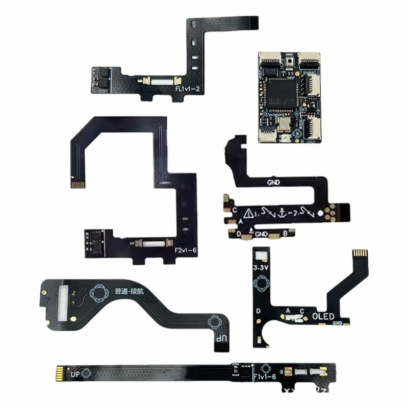 (1 комплект) Кабель NS lite/oled Raspberry chip-универсальный комплект из 7 частей