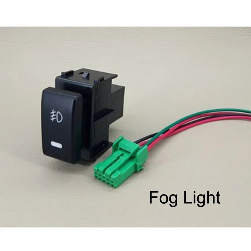 Светодиодная противотумансветильник РА радар Датчик парковки камера регистратор монитор вентилятор задняя дверь кнопка переключения багажника с проводом для Nissan NOTE E11 2008, Fog Light