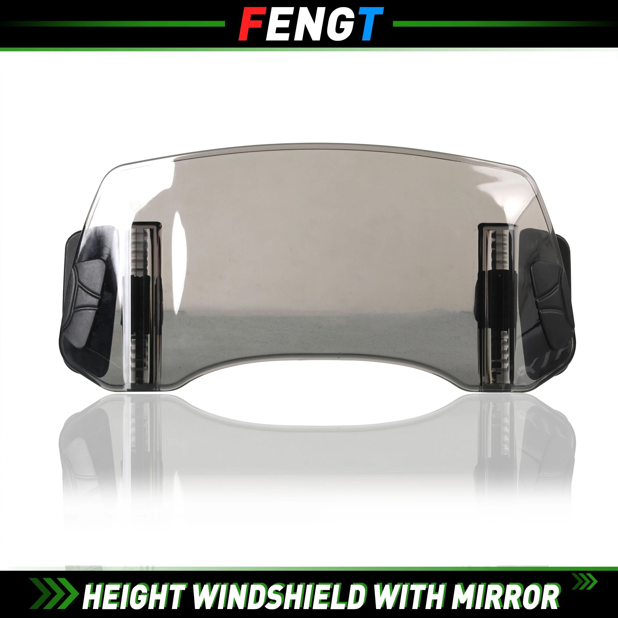 Ветрозащитный экран с зеркалом заднего вида для KOVE 500X 400X 525X 800X 400F, Gray