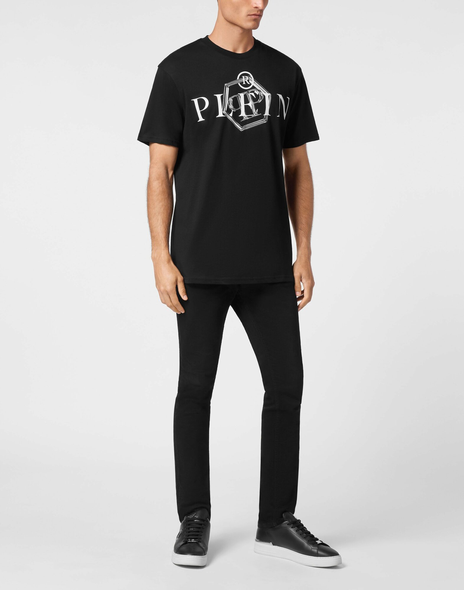 Футболка спортивная PHILIPP PLEIN, размер 56, черный — фото 1