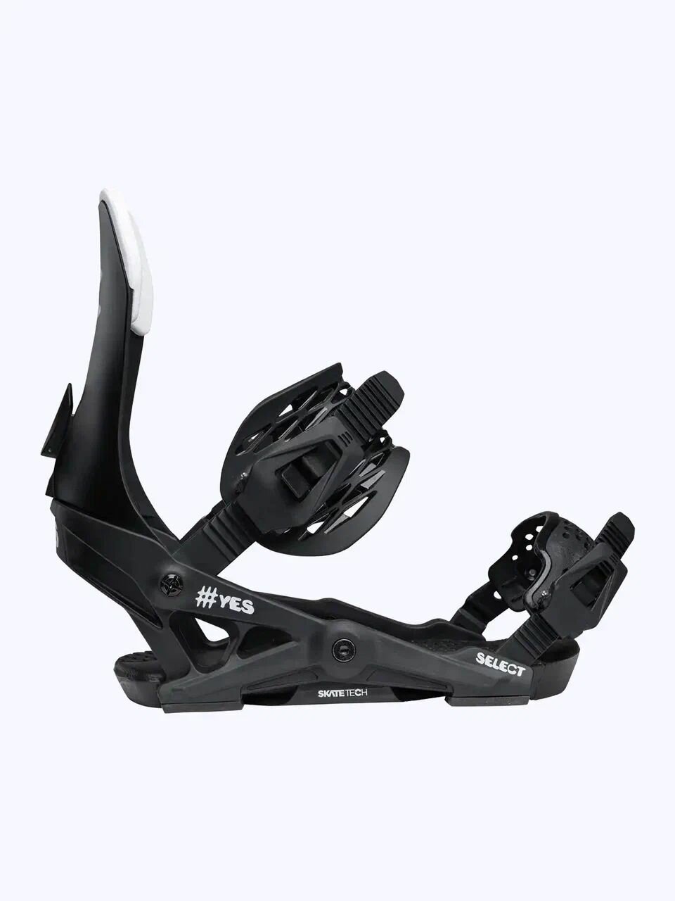 Крепления для сноуборда Yes Select black, Универсальные/Фристайл, размер: M/28.5+ cм. — фото 1