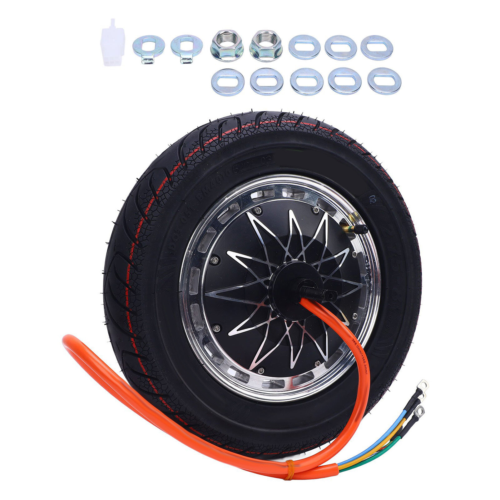 Мотор-колесо для электро-мотоцикла, 14 дюймов, алюминий, 48-72V, 2000-5000W, IPX6