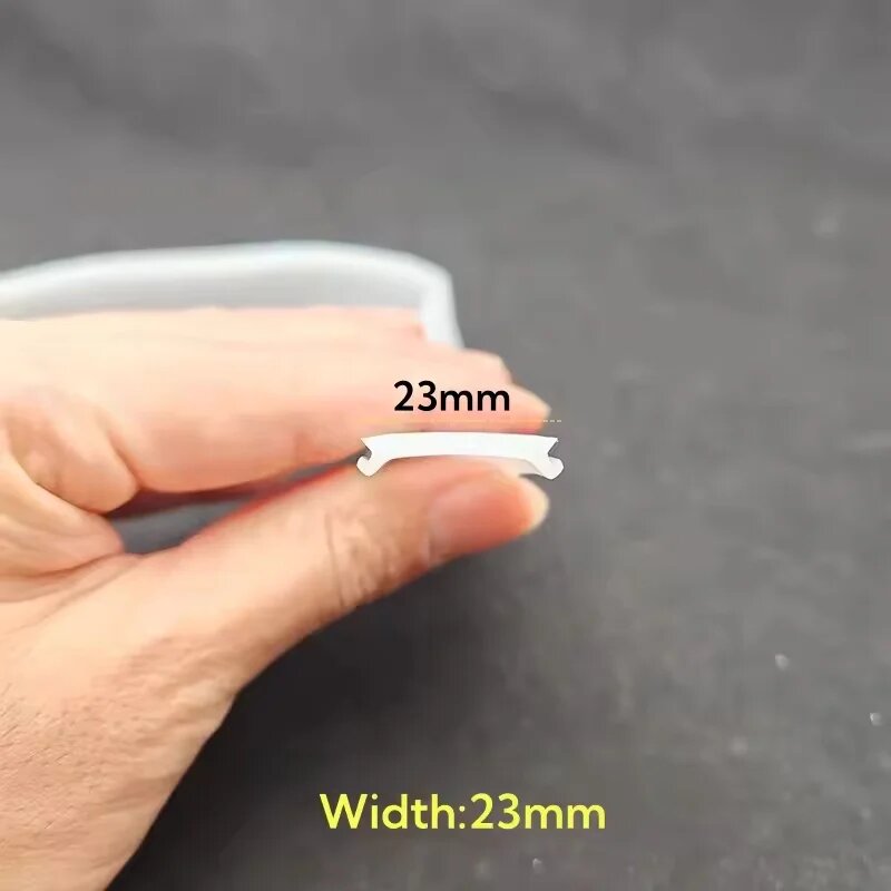 Гибкий силиконовый диффузор для светодиодной ленты, заменяемая абажурная аксессуар, гибкий алюминиевый профиль, силиконовая оболочка