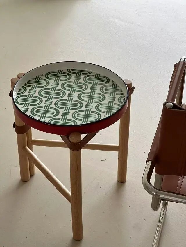 Кофейный столик из керамики размером x 5 см, белый