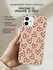 Чехол на Apple iPhone 12/12 Pro / Айфон 12/12 Про с принтом "Little hearts doodl...