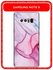 Чехол на Samsung Galaxy Note 8 / Самсунг Галакси Нот 8 с принтом "Розовые мрамор...