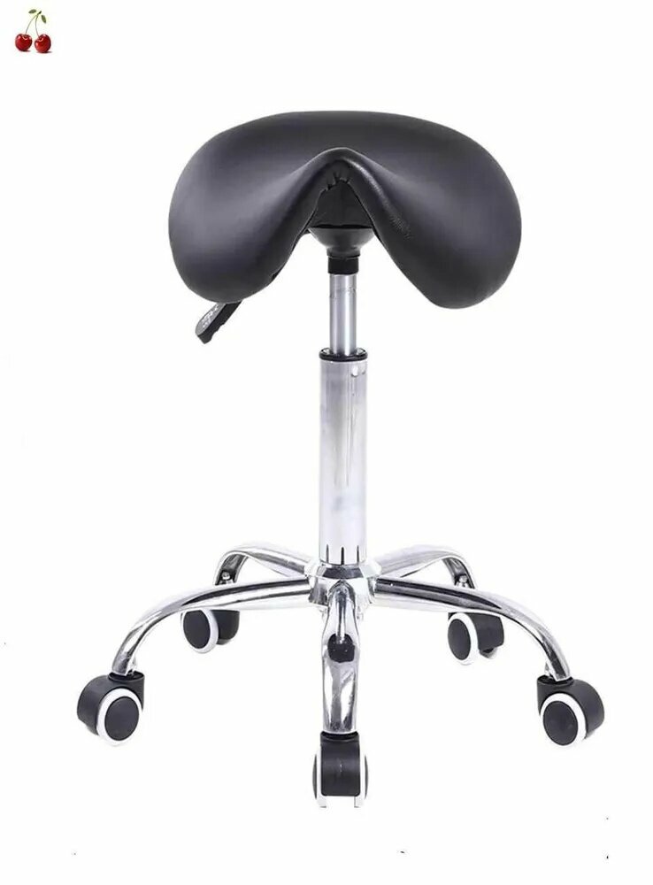 Ортопедический стул, Искусственная кожа, черный