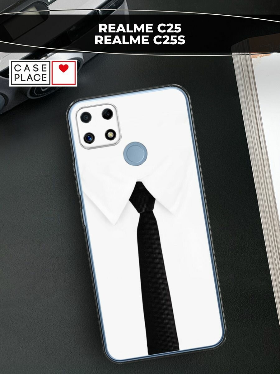 Чехол на Realme C25/C25s / Реалми С25/C25s с принтом "Галстук"