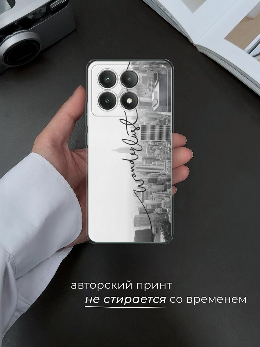 Чехол на Xiaomi Poco X6 PRO 5G / Поко X6 Про 5G с принтом "Черно город" — фото 1