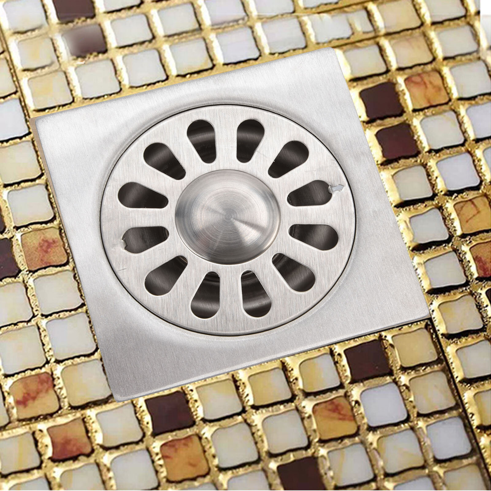 Душевой слив для пола из нержавеющей стали двойного назначения для ванной комнаты, слив для подвала, туалета в гараже