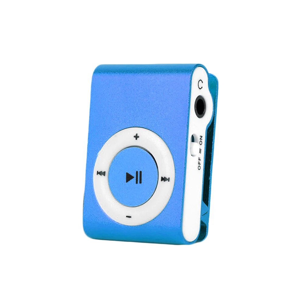 MP3-плеер Mini Clip, синий