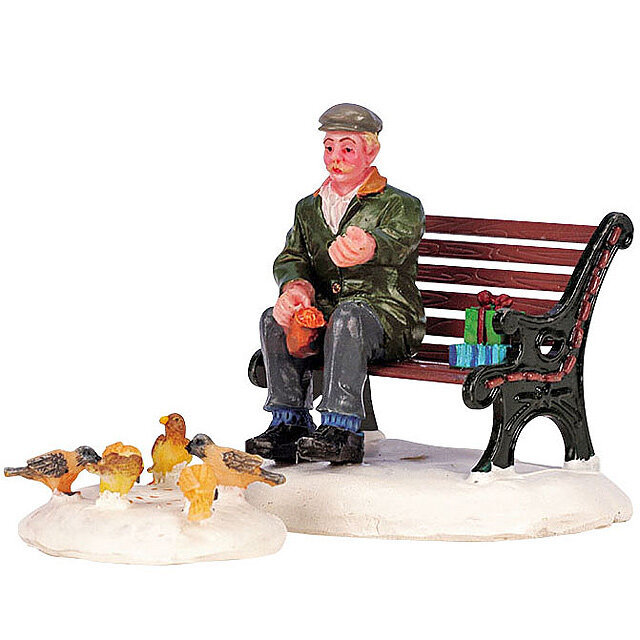 Набор фигурок Покормить птичек, 6 см, Lemax, 42905-lemax