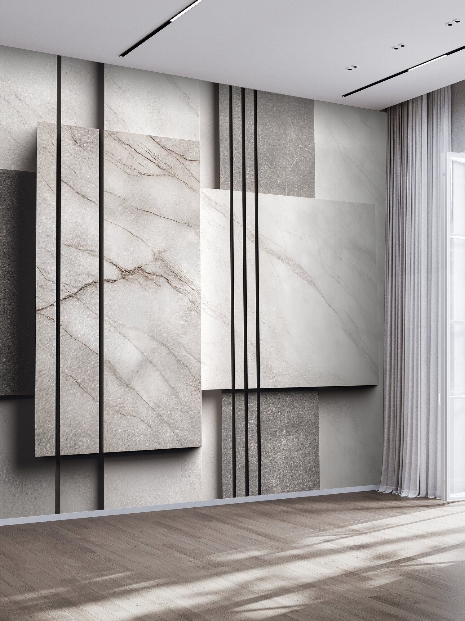 Фотообои Postermarket "Геометрия", флизелиновая основа, виниловое покрытие 300 х 270 см