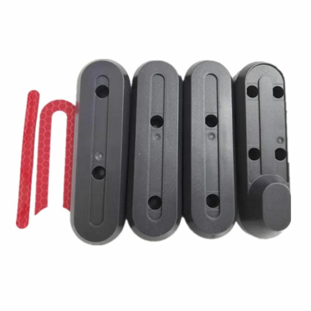 Комплект чехлов на переднее и заднее колесо для электросамоката Xiaomi M365, белый