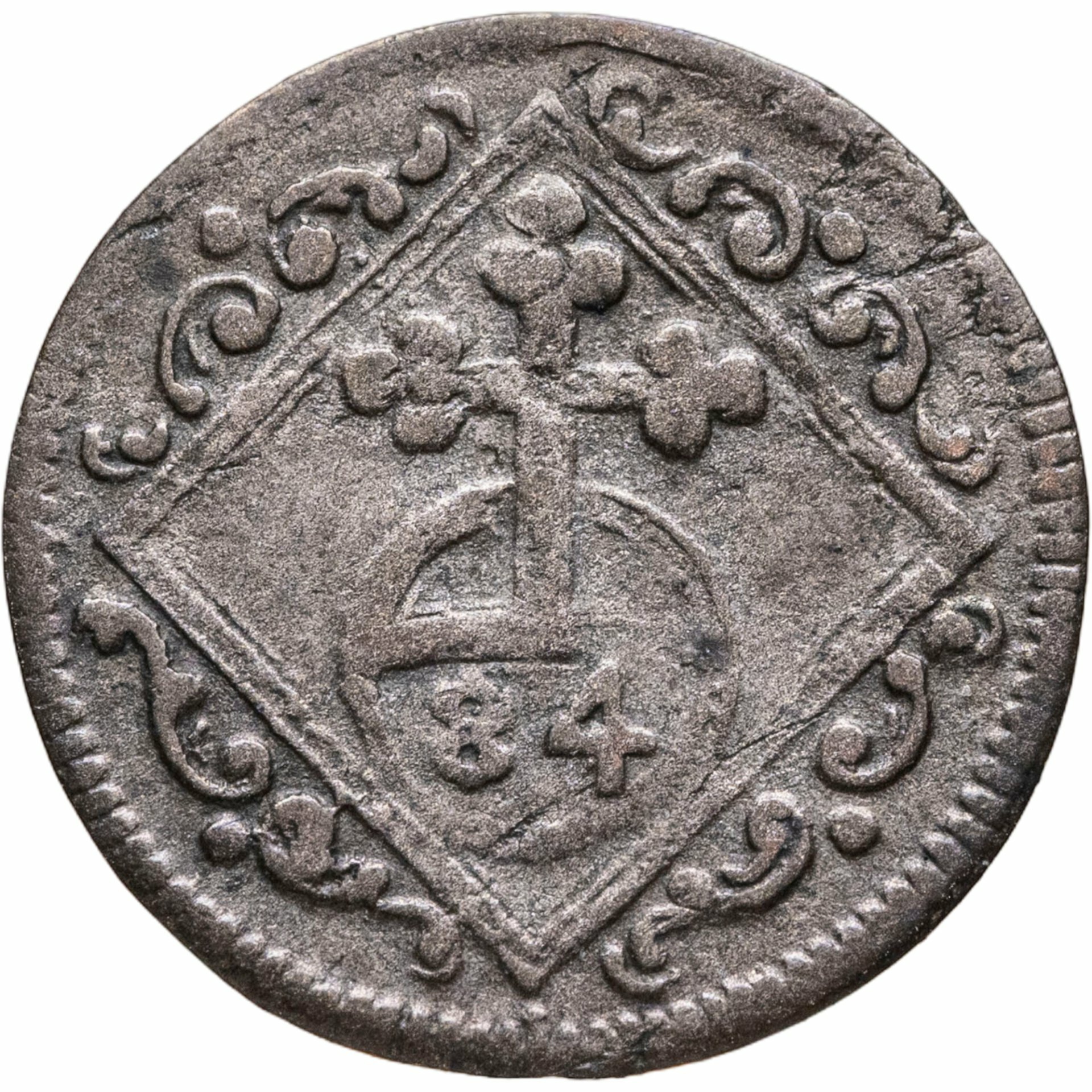 Вюрцбург 1/84 талера 1749, Серебро, в сохранности VF