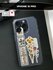 Чехол на Apple iPhone 15 Pro / Айфон 15 Про с принтом Марки с цветами
