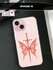 Силиконовый чехол на Apple iPhone 15 / Айфон 15 с принтом Бабочка и меч