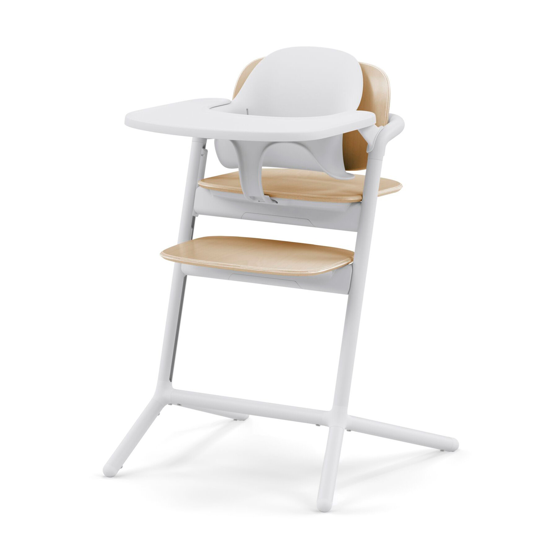 Стульчик для кормления-трансформер Cybex Lemo, цвет Sand White (Бежевый / Белый), артикул производителя 521003223