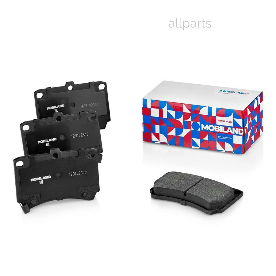 MOBILAND 429102540 Колодки тормозные дисковые