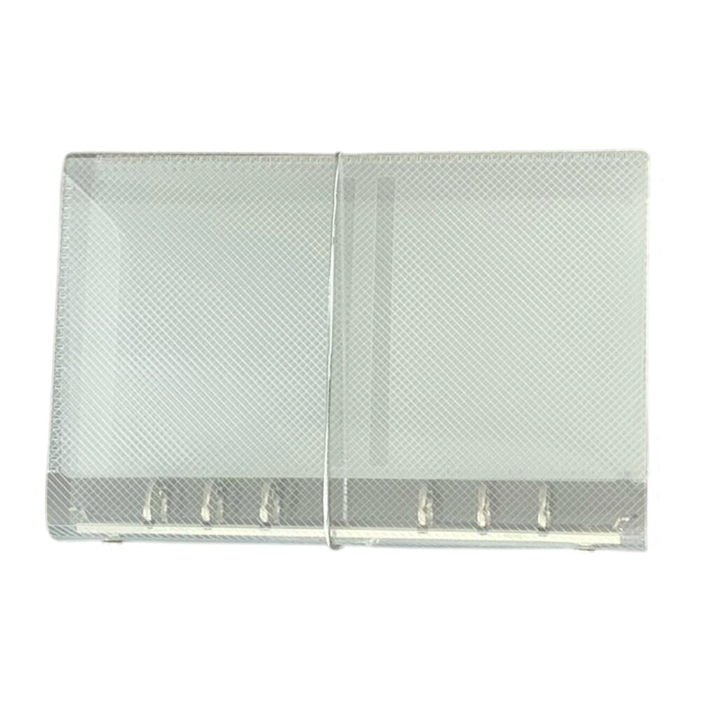 Папка для переплетов A6 / A7 с прозрачной обложкой для ноутбука Практичная трехстворчатая откидная крышка для эффективного хранения бумаги