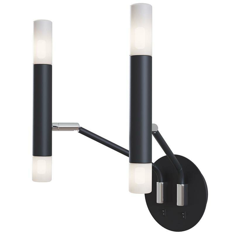 Настенный светильник Maytoni Modern Vigo MOD620WL-04B Матовый белый Черный Современный