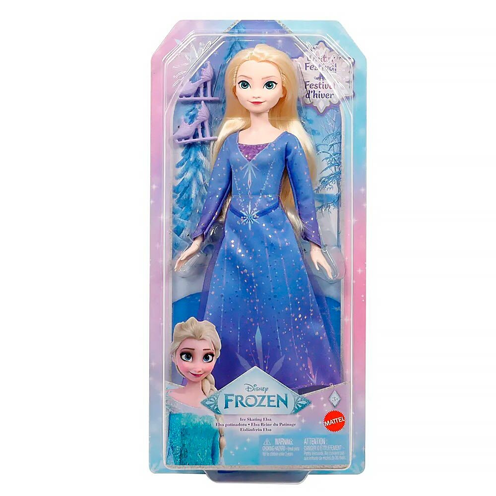 Кукла Frozen Ice Skating Elsa 29 см Mattel JBG53