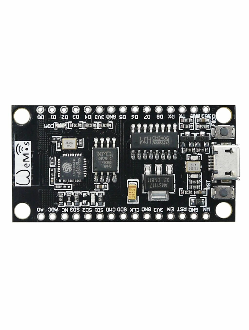 NodeMCU WeMos Модуль беспроводной связи WiFi ESP8266 на чипе CH340