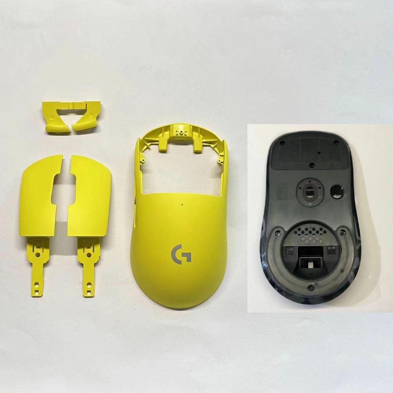 Корпус мыши Logitech G Pro X Superlight/GPX, Top+Button+Bottom, желтый