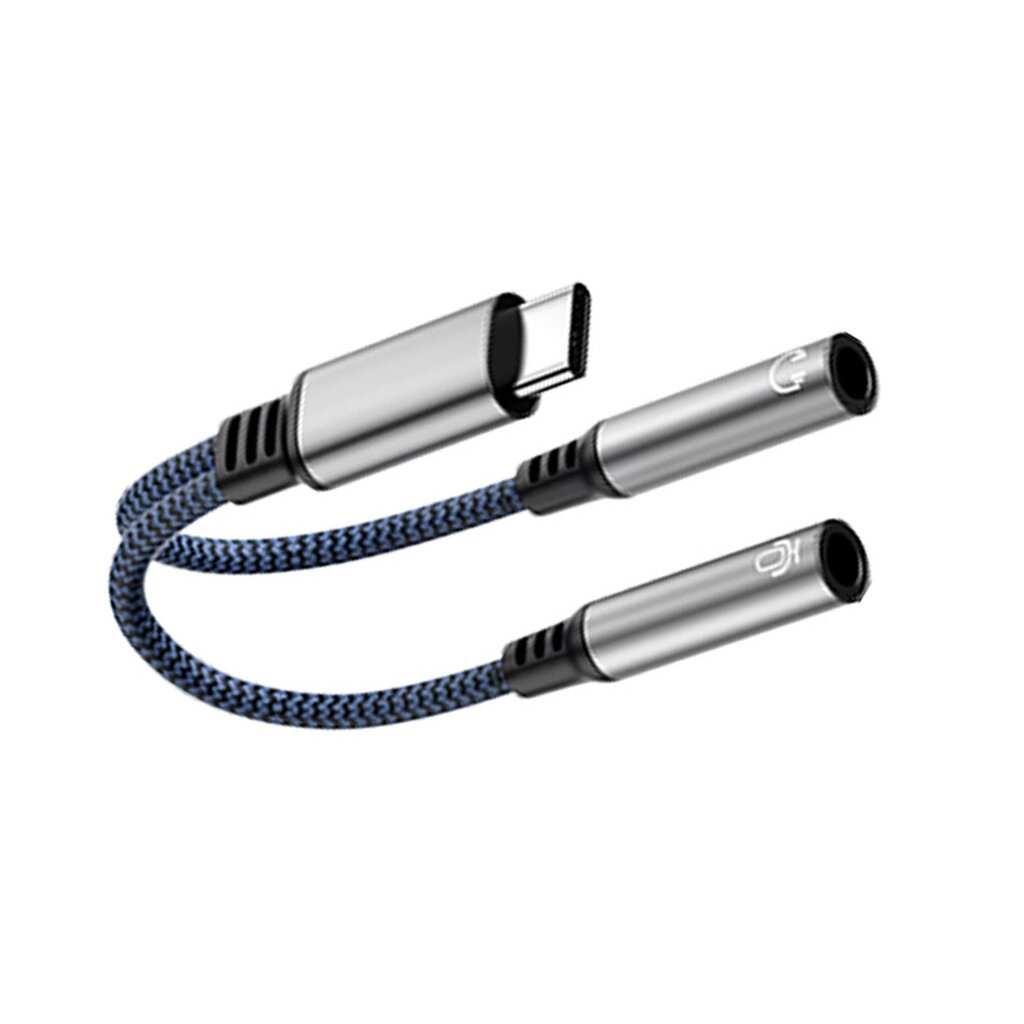 USB C revolution dual AUX 3,5 мм разветвитель микрофона для встроенного динамика-серый-Звонки и музыка