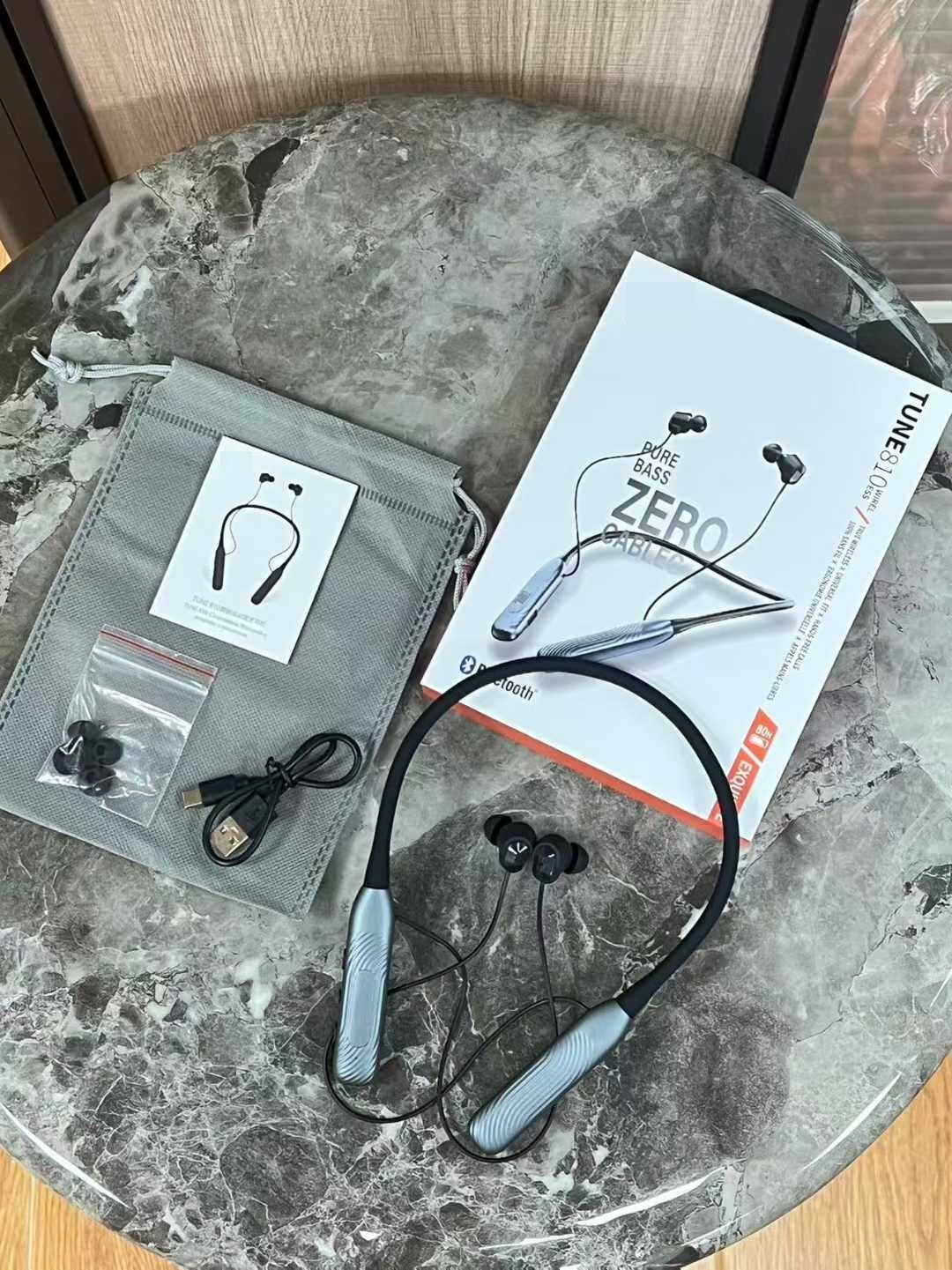 Спорт ZY Уличные наушники BT12 Дисплей Управление кнопками Спортивная музыка Воротник Bluetooth