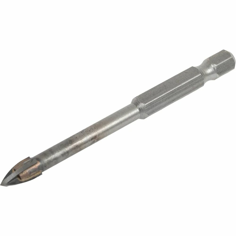 Сверло по стеклу и керамике в блистере CROSS (6х76 мм; HEX; 4 грани) под шуруповерт Novocraft CXCR6076