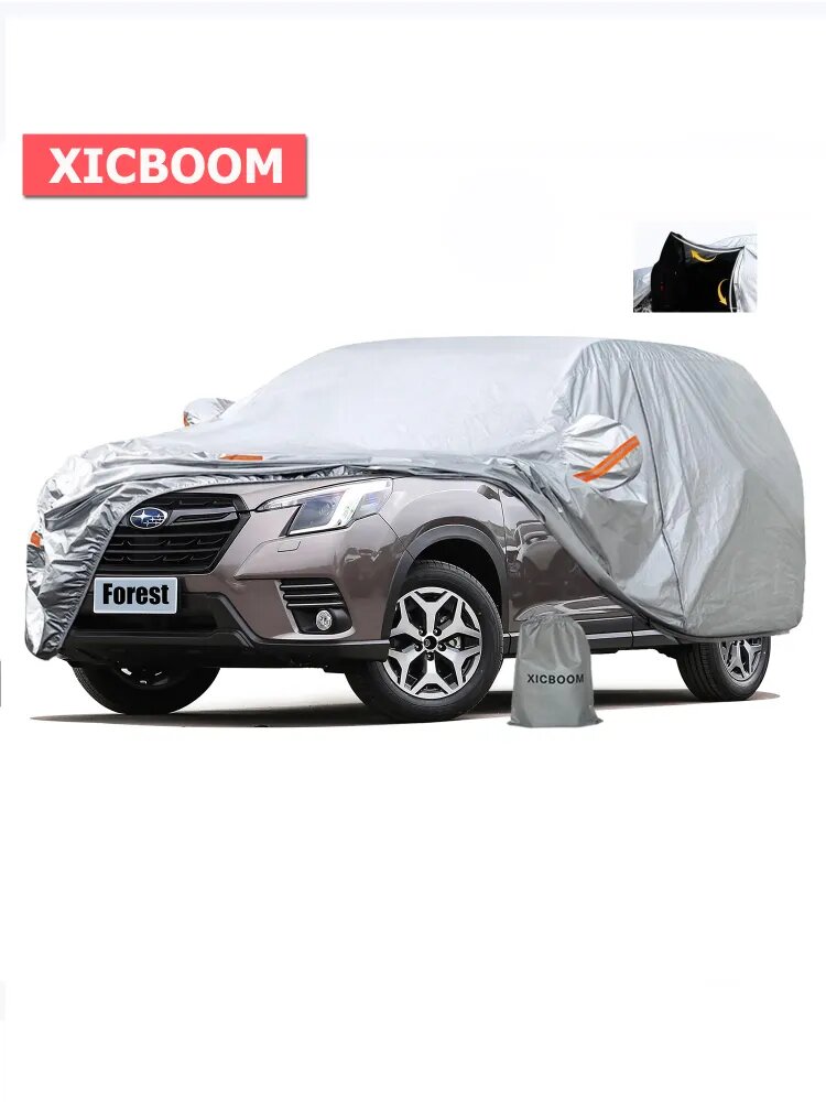 XICBOOM Чехол на автомобиль Subaru Forester, Нетканое полотно, Хлопок, 1 шт.