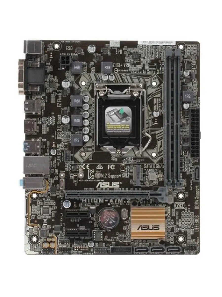 Материнская плата H110M-A/M.2 - LGA 1151, DDR4