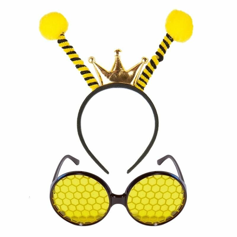 Костюм cos bee dress up-C очками и лентой для волос из двух частей